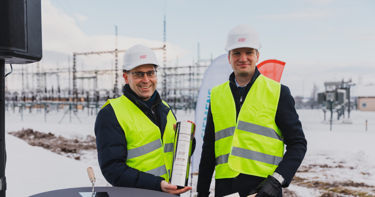 Foundation stone laid for the first AST synchronous condenser station ...